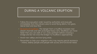 What to do: Volcanic Disaster | PPT | Free Download