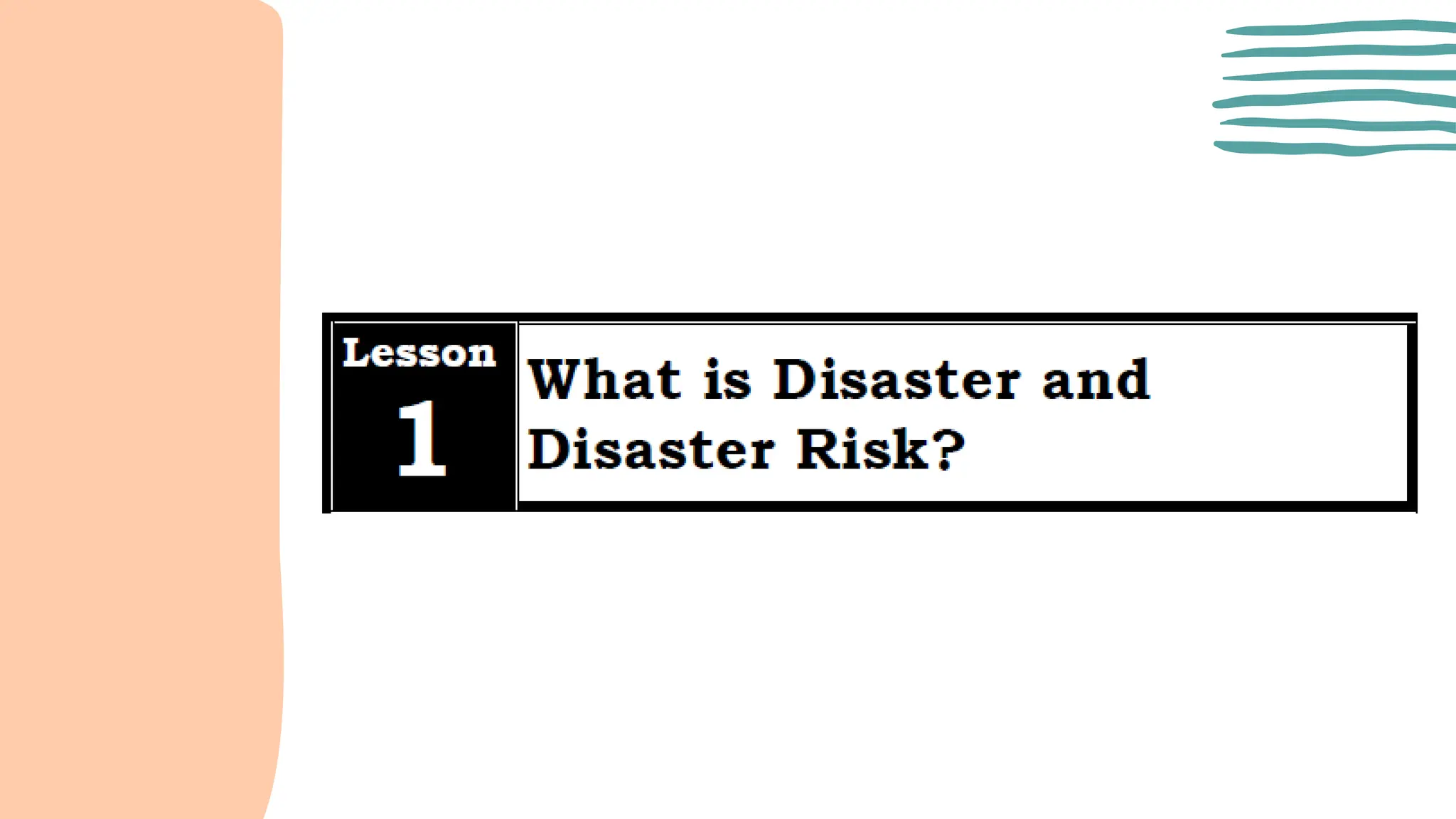 drrrlesson1-week1 - 2.pptx powerpoint DRRR | PPTX