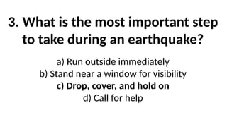 Disaster Readiness and Risk Reduction Earthquake Hazard | PPTX