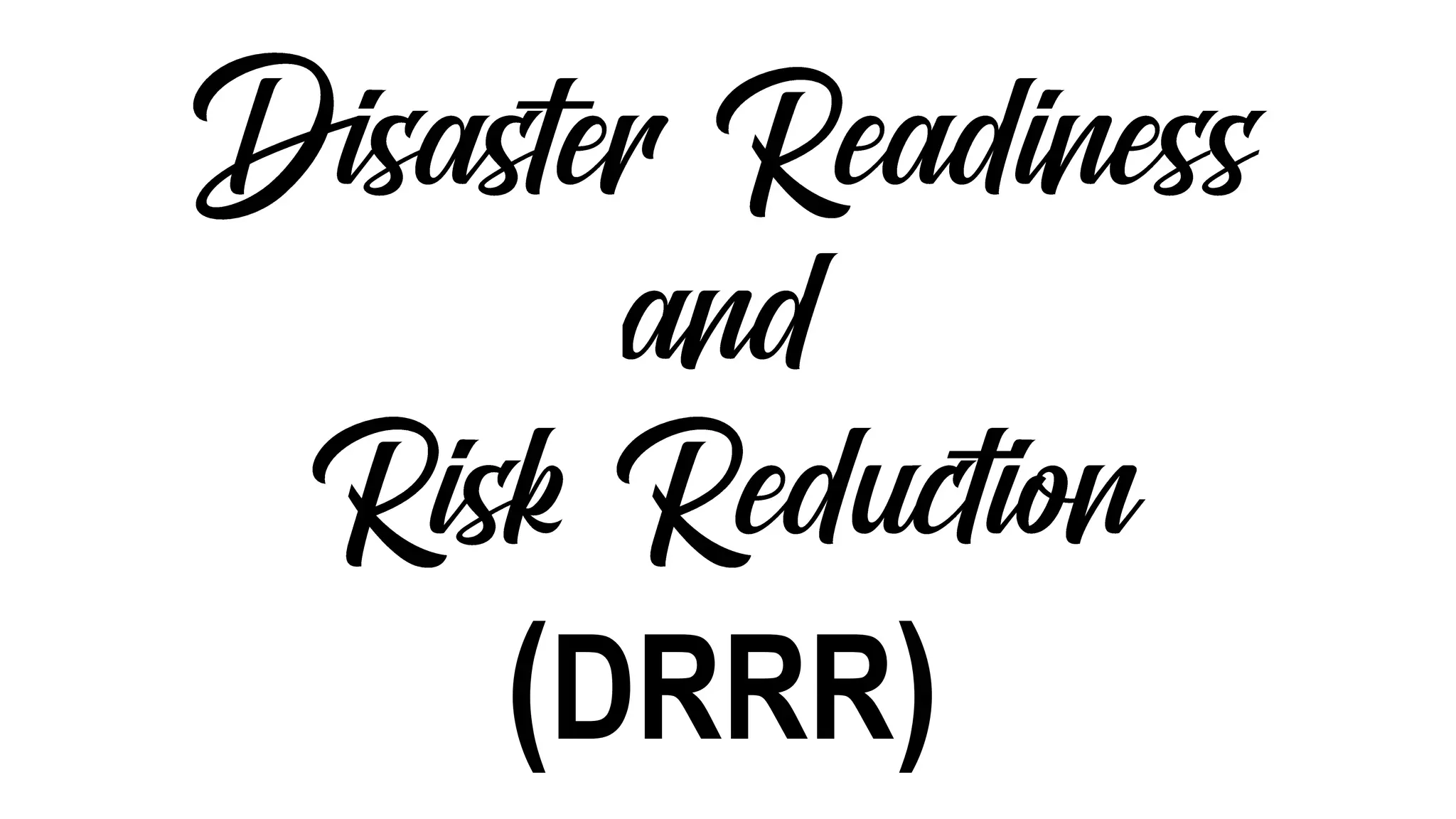 Disaster Readiness and Risk Reduction Module 1 | PDF