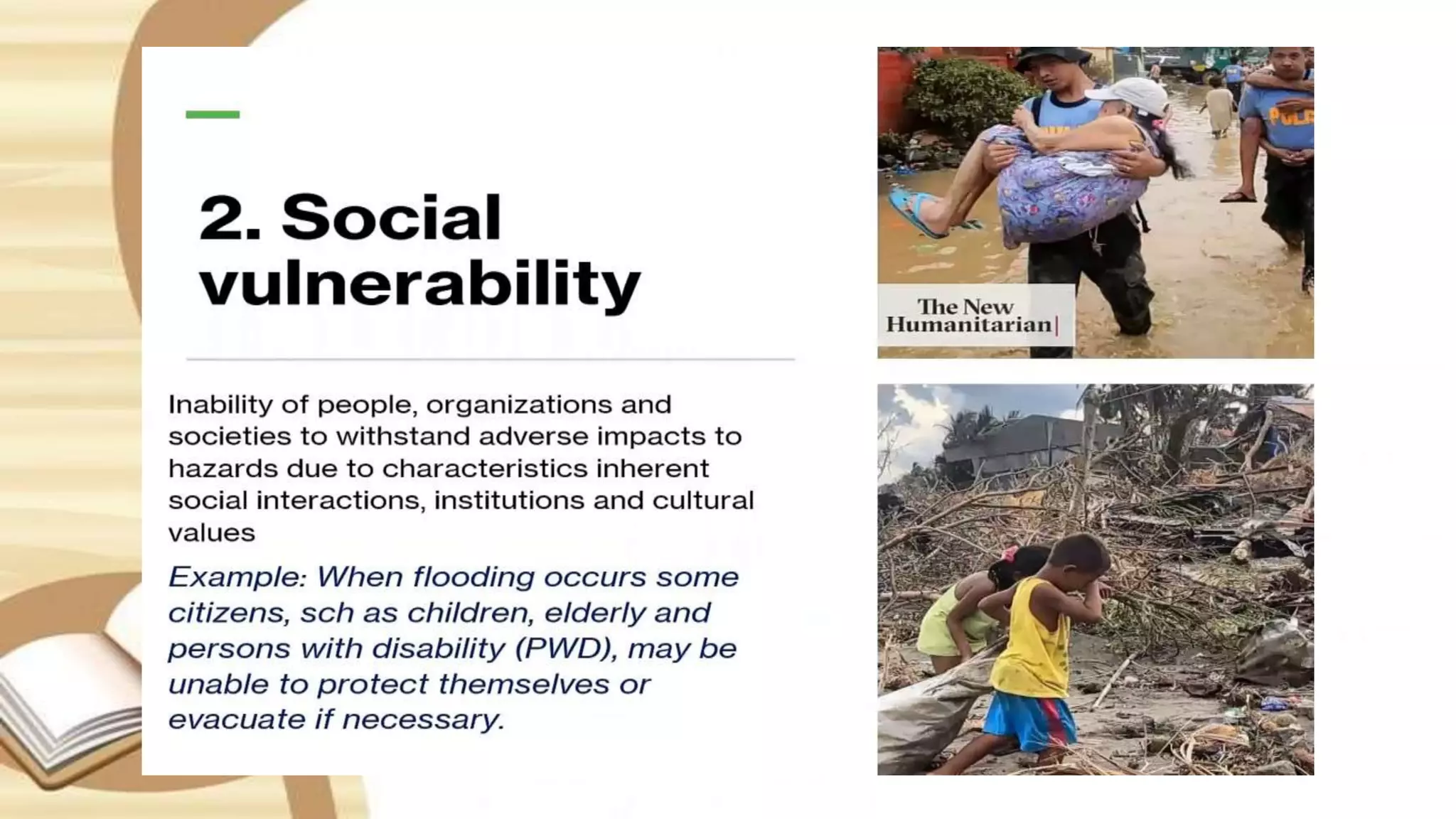 Vulnerability, Elements exposed to a hazard.pptx