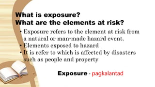 Vulnerability, Elements exposed to a hazard.pptx