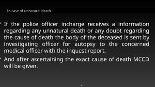 Forensic Medicine and Toxicology causes of Death | PPTX