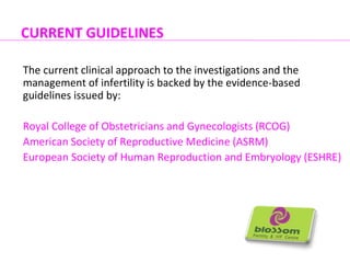 Common algorithm of the management of Infertility | PPTX