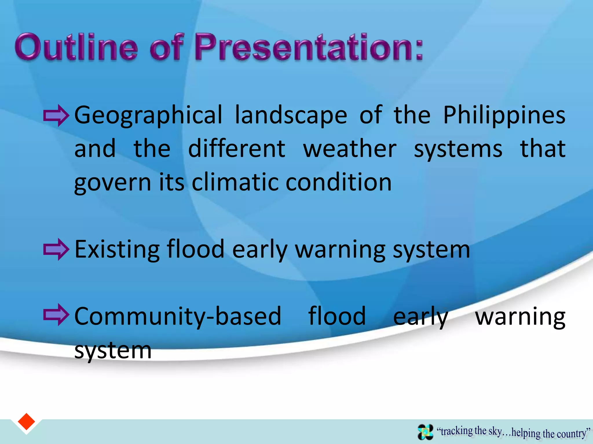 Session 4: Establishment of Community-Based Flood Early Warning System ...