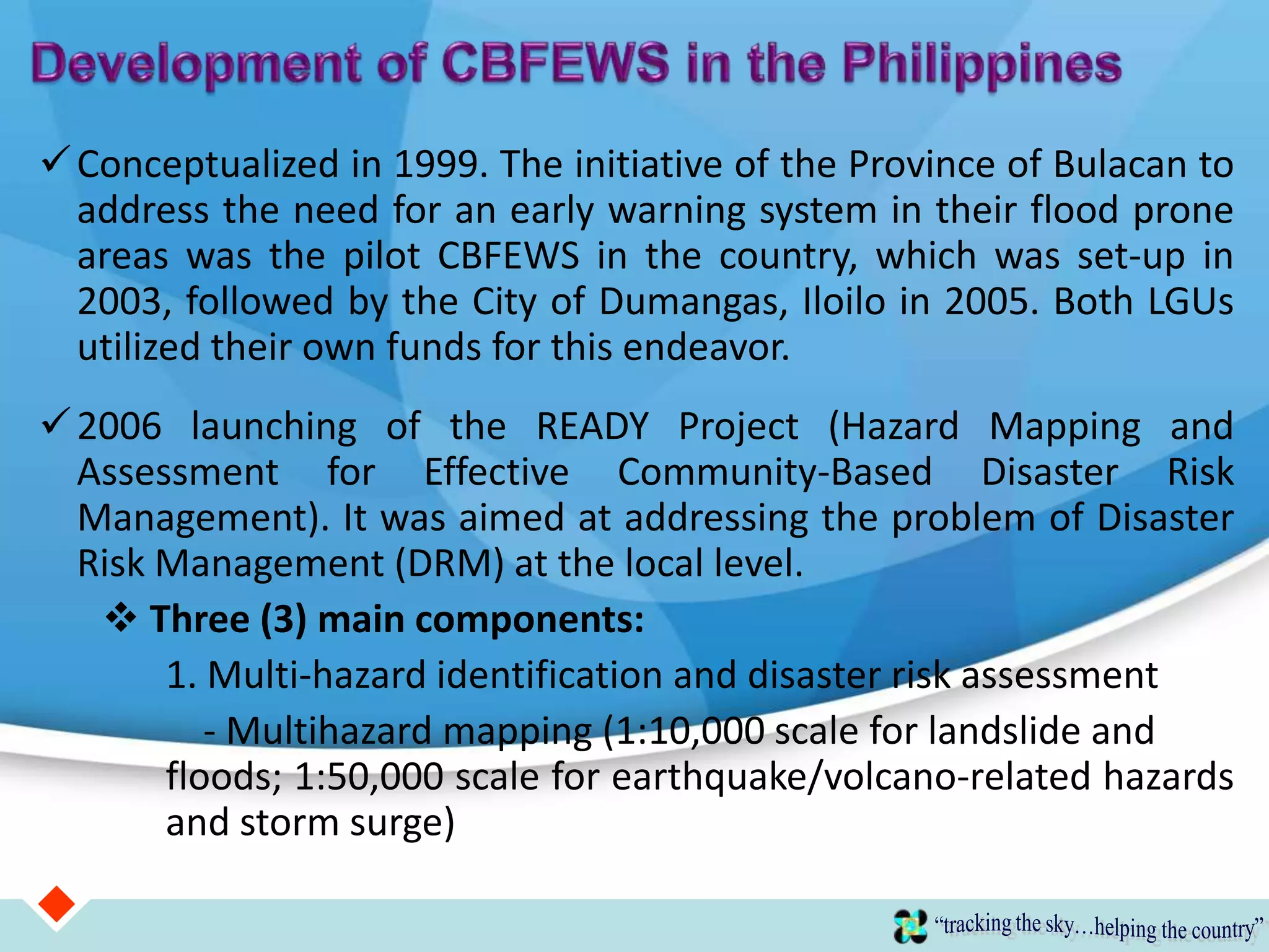 Session 4: Establishment of Community-Based Flood Early Warning System ...