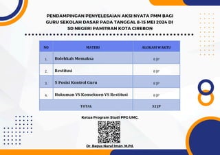 Sertifikat ini dikeluarkan sebagai bukti mengikuti kegiatan PMM | PDF