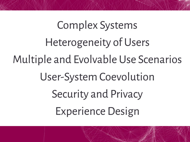 Experience Design Framework For Securing Large Scale Information And Communication Systems Ppt