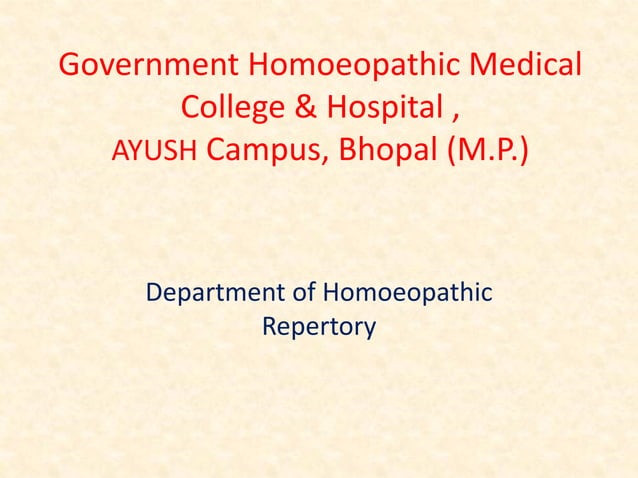 Integrated Homeopathic Repertory | PDF