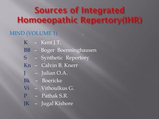 Integrated Homeopathic Repertory | PDF