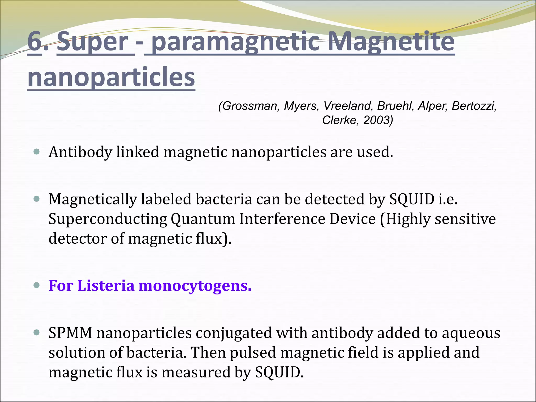 Nanoparticles & Its Use in Diagnosis of Bacterial Diseases | PDF