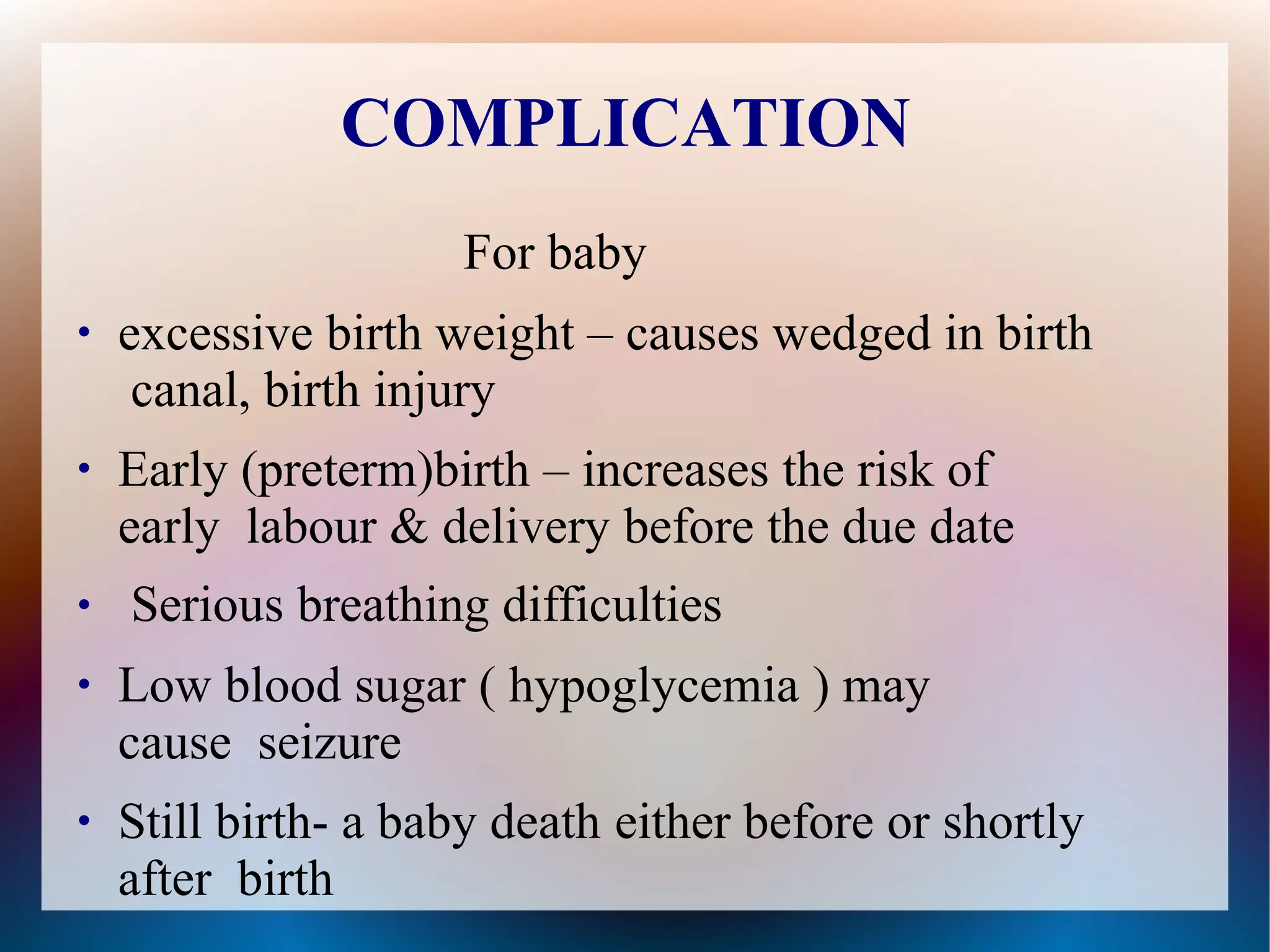 dr sani. Gestational diabetes melitus and glucose tolerance test | PPTX