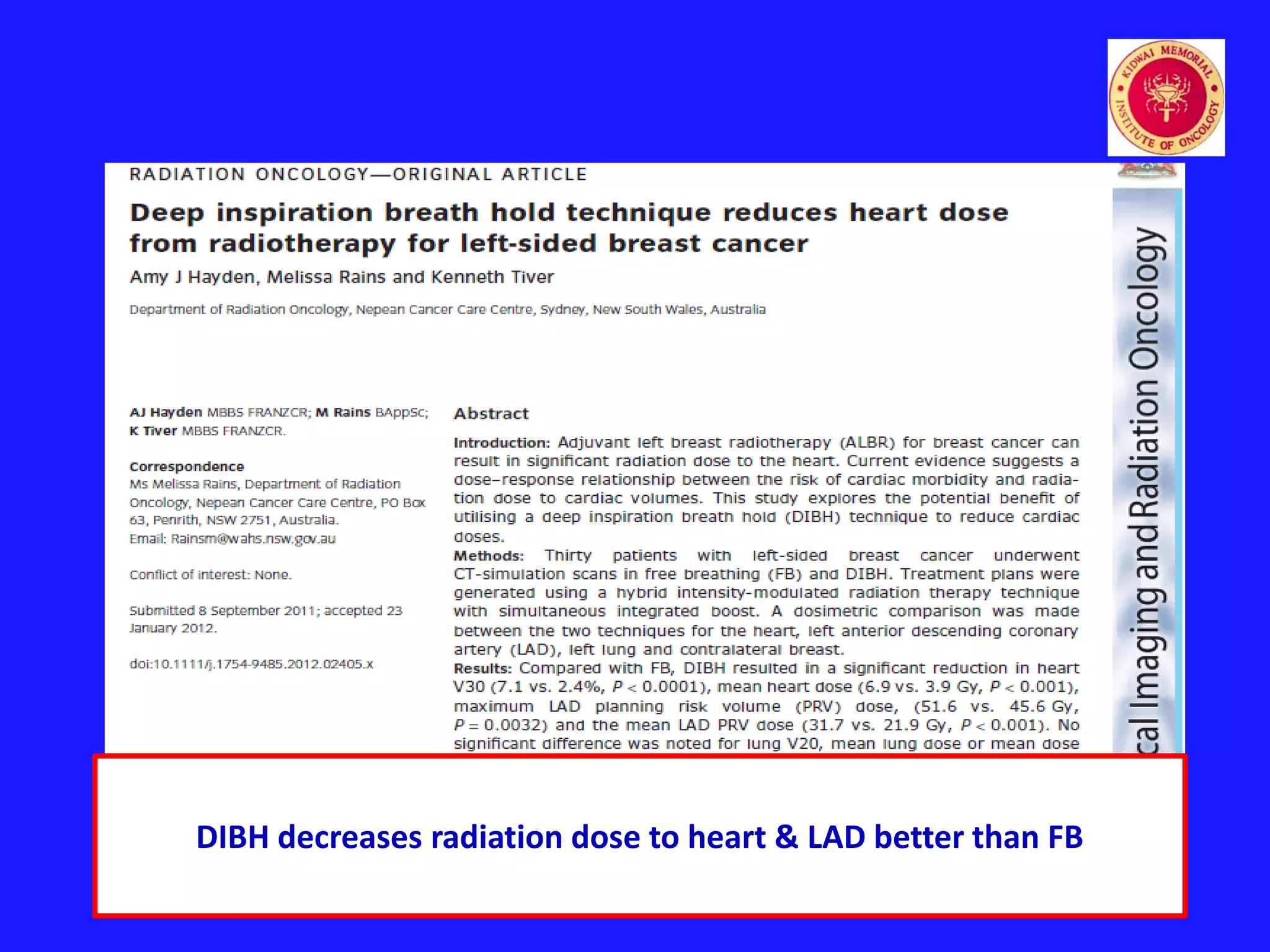 ABC system, Free Breath 4DCT & Symmetry Radiotherapy | PDF