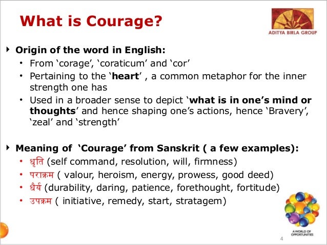 Courage in Leadership and Leadership in Courage