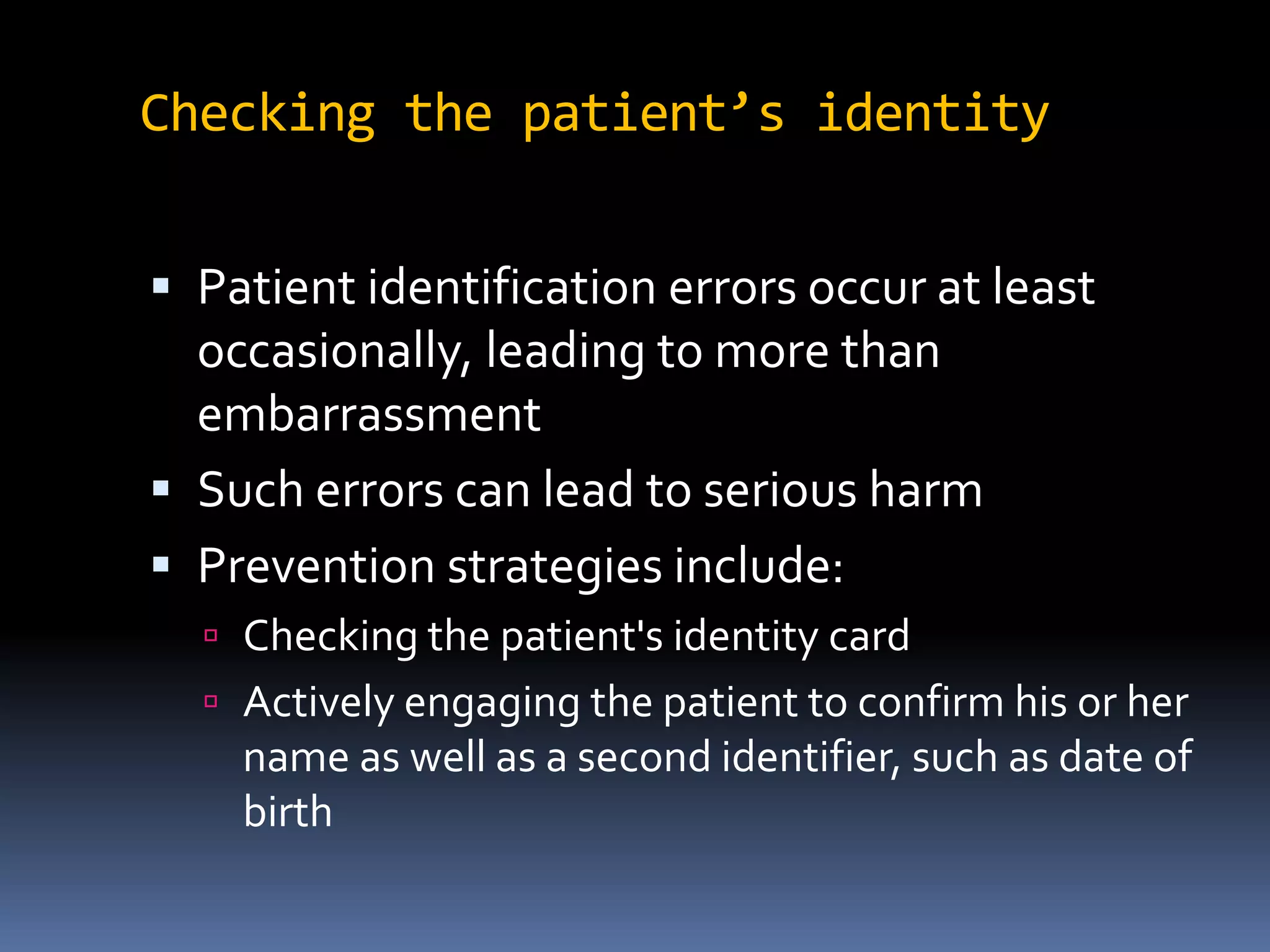Dr screening training for nurses 4-preparing the patient for ...