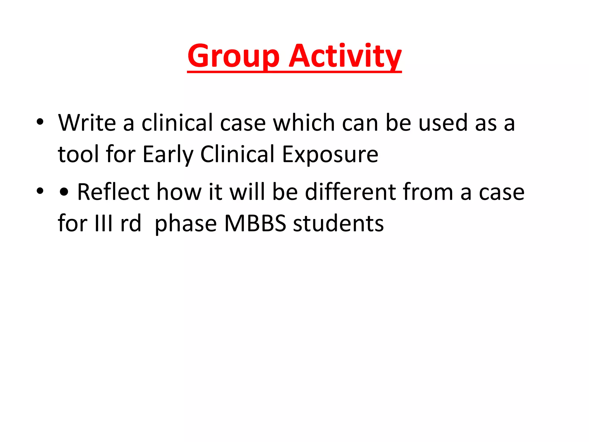 Dr S ddavey IMG Early Clinical Exposure.pptx