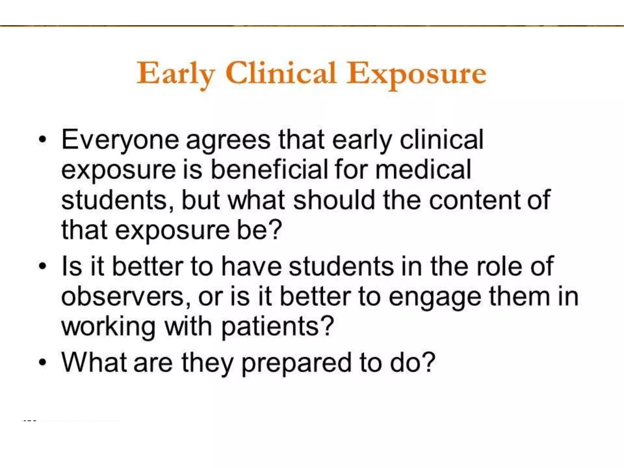 Dr S ddavey IMG Early Clinical Exposure.pptx