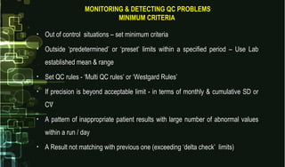 WESTGARD RULES | PPT