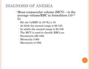 (DR SESAY)Lecture 3 - Classification of anemias.ppt