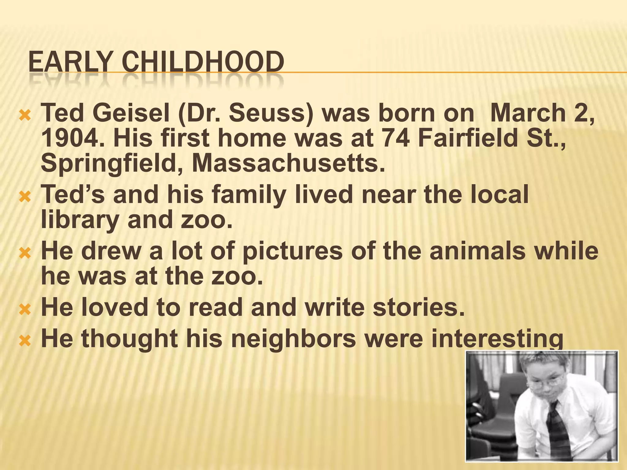 Dr. Seuss by Elizabeth | PPTX