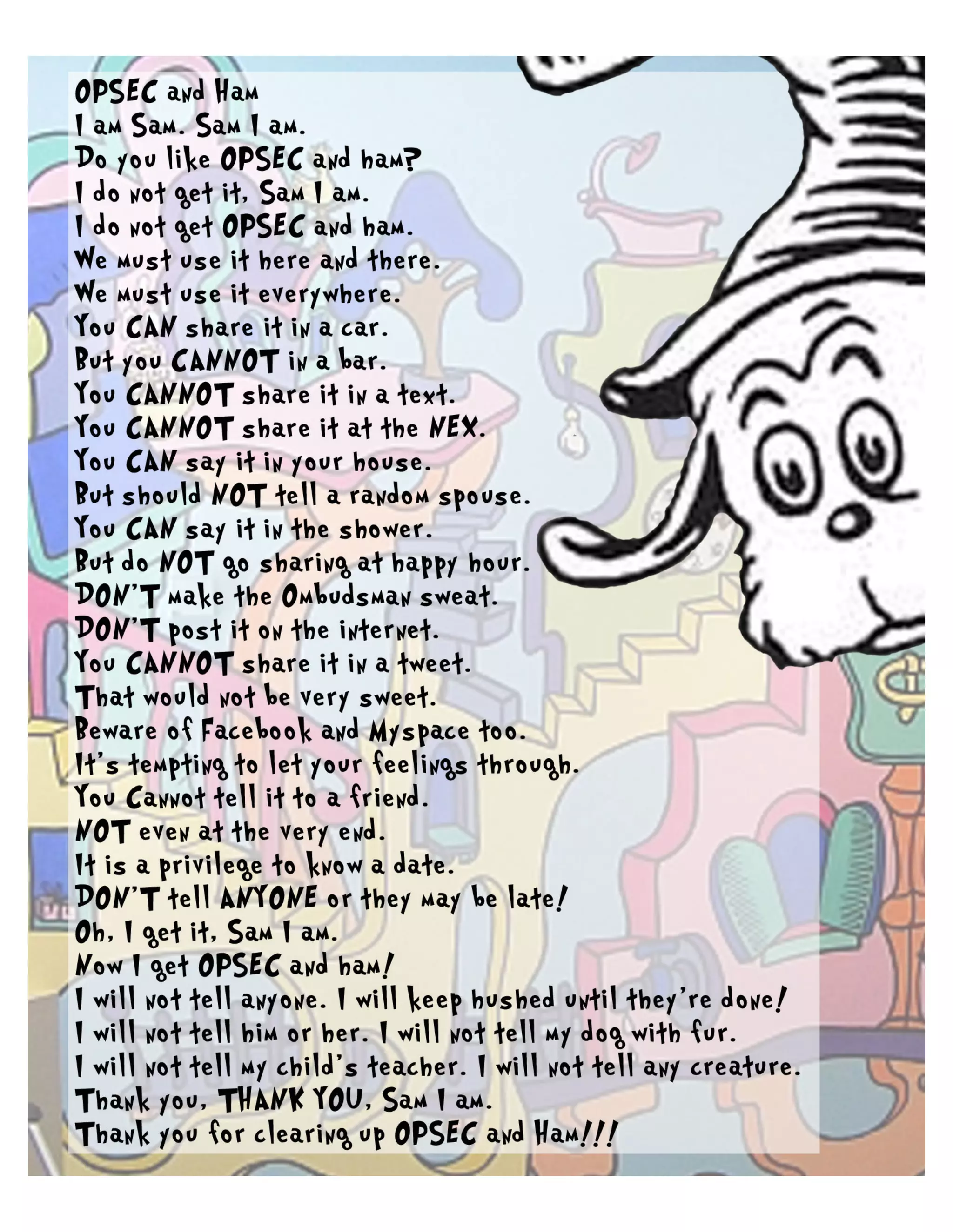 OPSEC - Dr Seuss Style | PDF