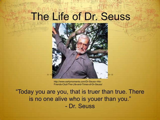 Dr Seuss Presentation | PPTX | Books and Literature
