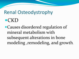 Renal osteodystrophy | PDF