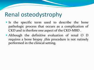 Renal osteodystrophy | PDF