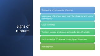 Dr shivani Phacoemulsification steps 3.pptx | First Aid | Injuries