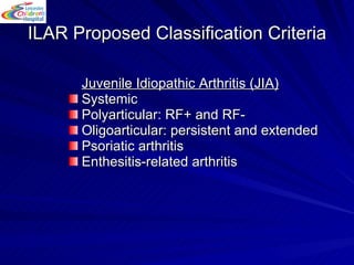Dr shridhar jia children and young people with arthritis.ppt