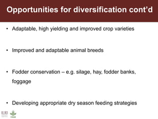 Diversification of Livestock to Build Resilience of Farmers | PPTX