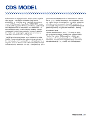 Drsk bloomberg deafult risk | PDF