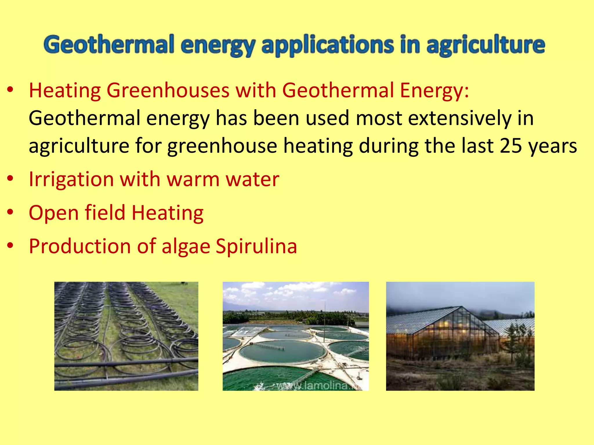 Energy Use in Agriculture Production and Processing for Sustainable ...