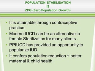 Evaluation of safety, efficacy, and expulsion of PPIUCD | PPTX