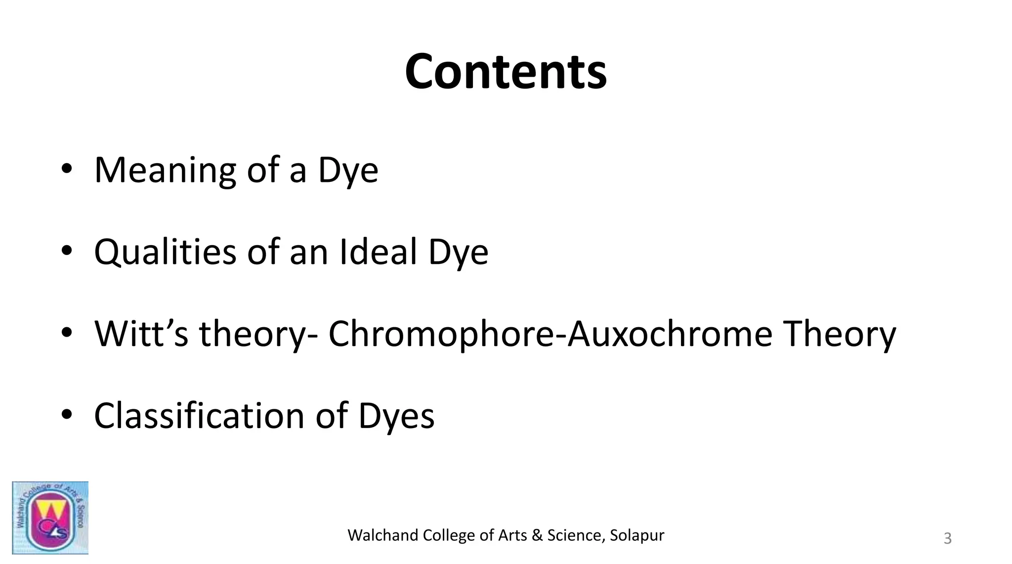 Dyes and their classification | PPTX