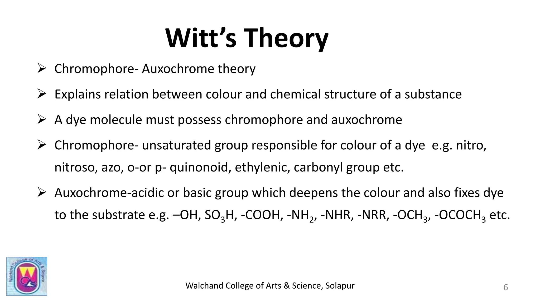 Dyes and their classification | PPTX