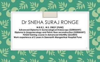 Dr sneha ronge menopause ppt | PPTX