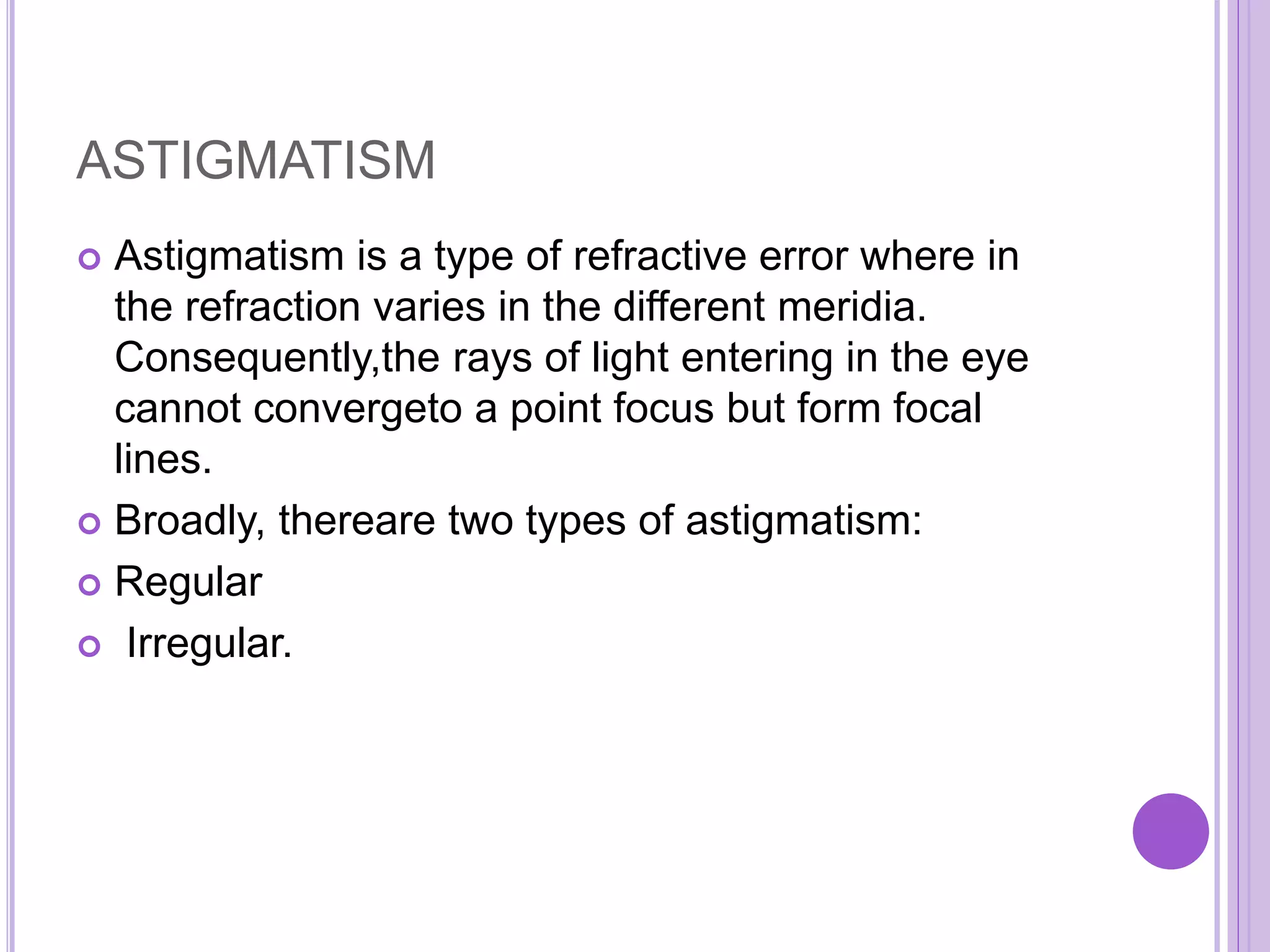 DR SONAL Myopia and astigmatism.pptx | Eye and Vision Conditions ...