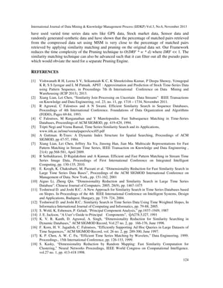 Drsp dimension reduction for similarity matching and pruning of time series data streams | PDF