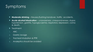 Mgt of methanol poisoning PPT department of pharmacology | PPT