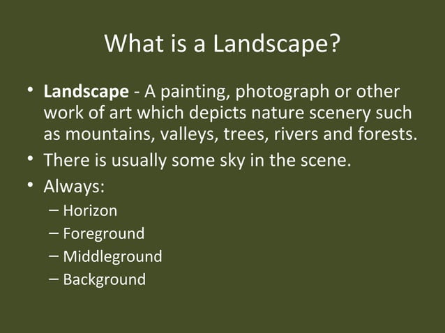 Dr Seuss landscapes | PPT