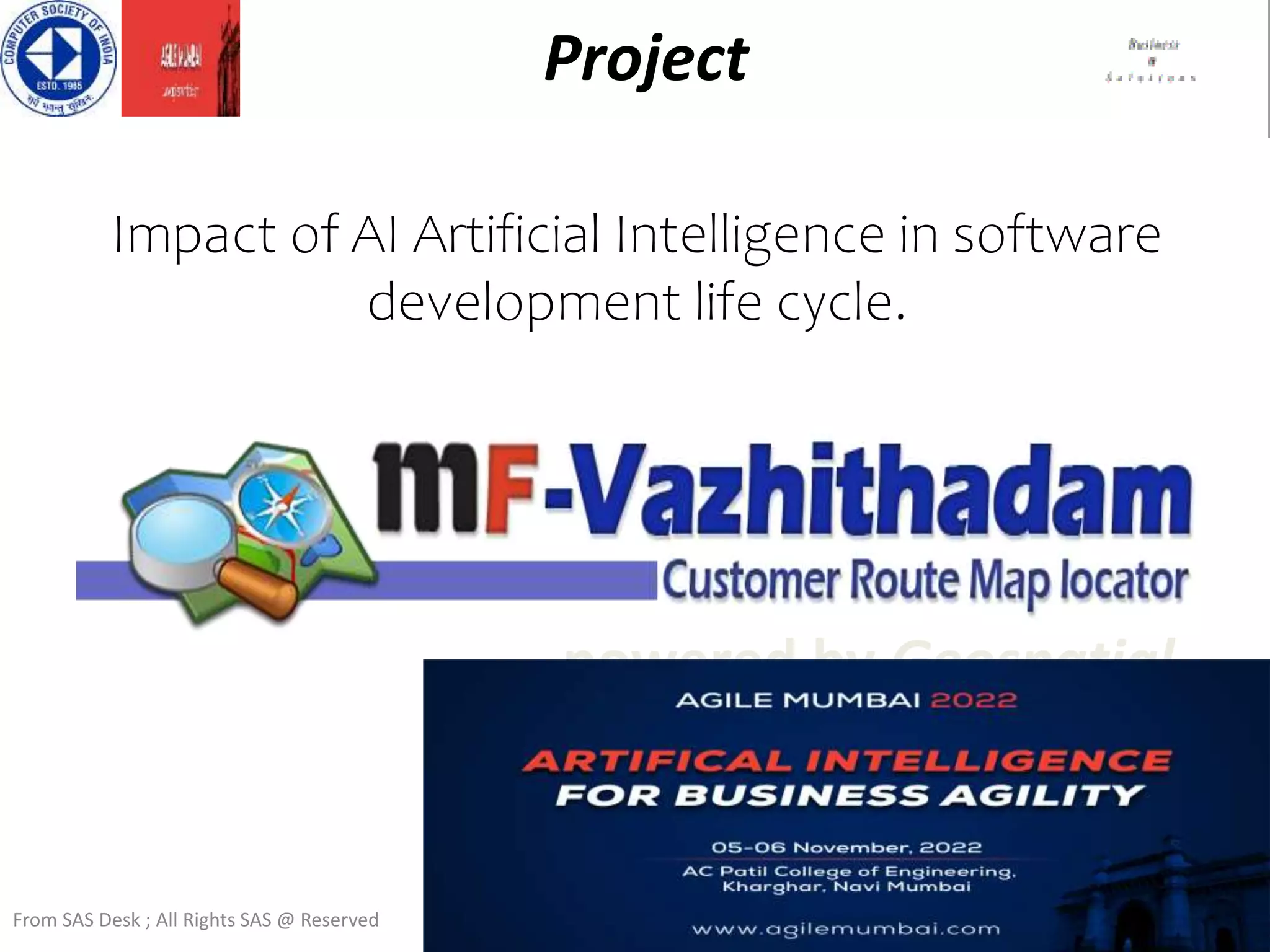 Agile Mumbai 2022 - Dr. Suresh A Shan | Keynote - Impact of Artificial ...