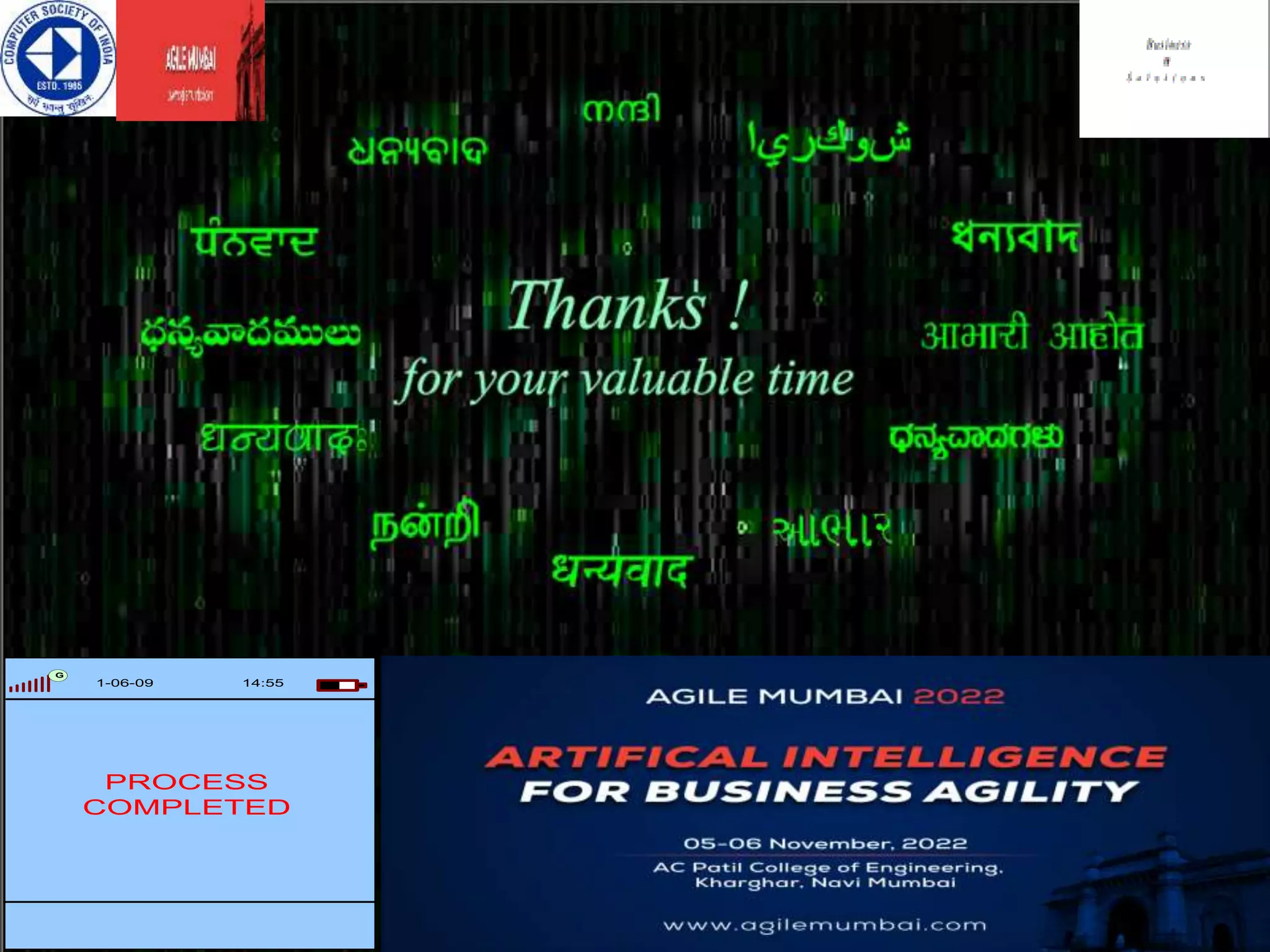 Agile Mumbai 2022 - Dr. Suresh A Shan | Keynote - Impact of Artificial ...