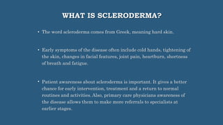 Scleroderma Overview & Insights | PPT