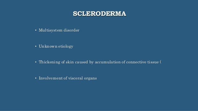 Scleroderma Overview & Insights