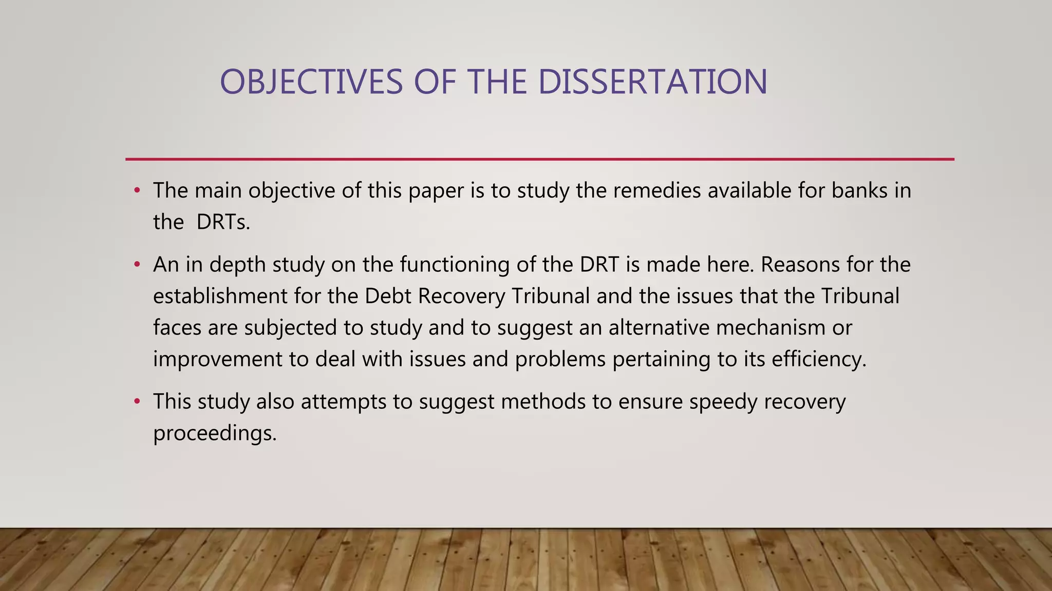 DRT-SIGNIFICANCE AND THE LIMITS | PPTX