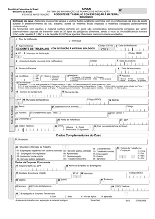 Drt acidente trabalho_biologico1 | PDF