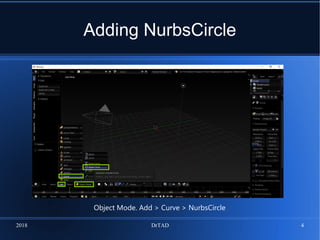 DrTAD Blender software. Example 9b. 3D Model of Flashlight. Spot Light ...