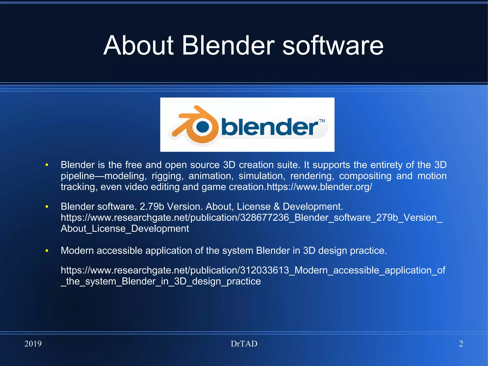 DrTAD Blender software. Vertex Paint & Render. Tutorial / 2 Examples ...