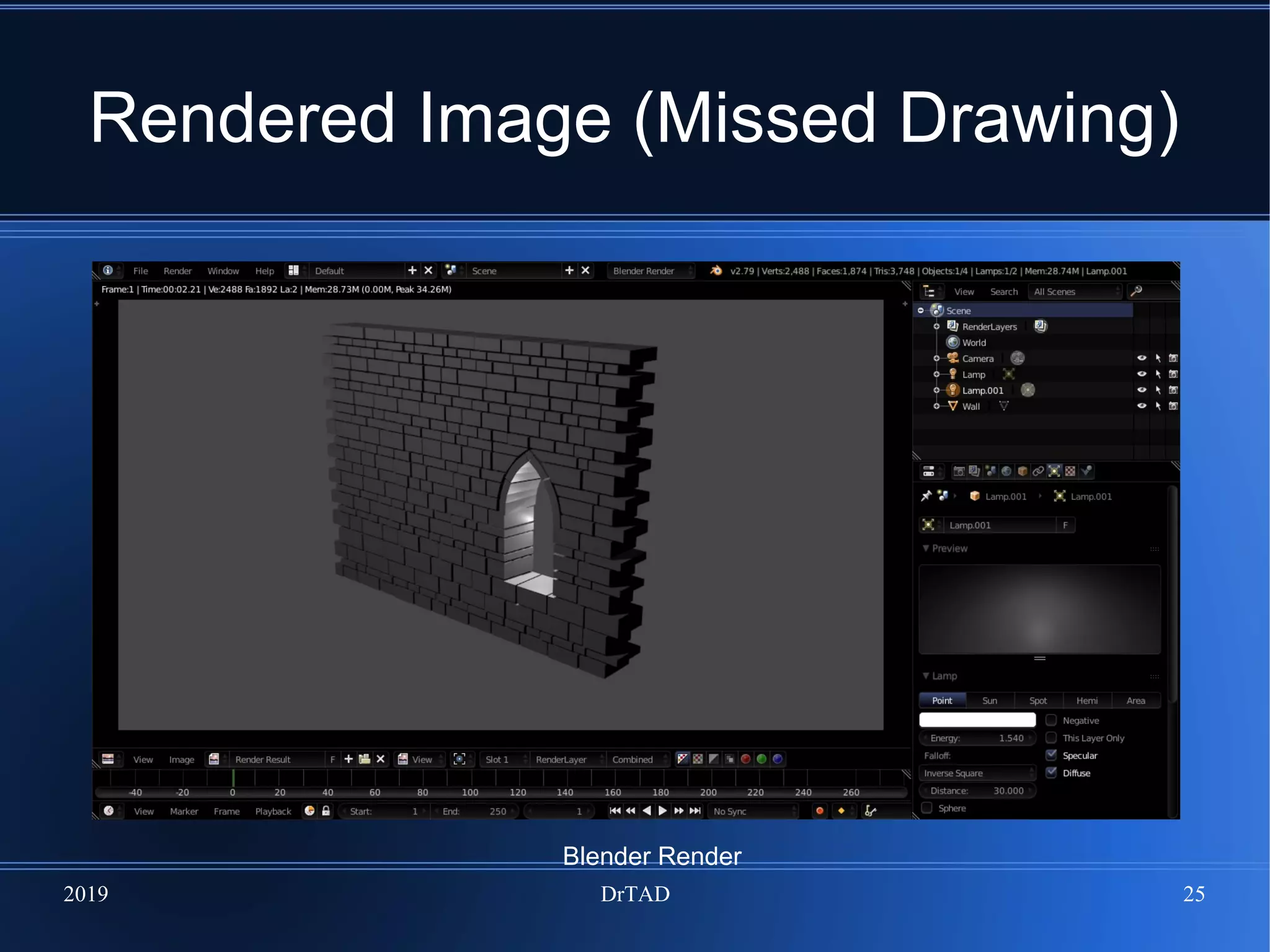 DrTAD Blender software. Vertex Paint & Render. Tutorial / 2 Examples ...
